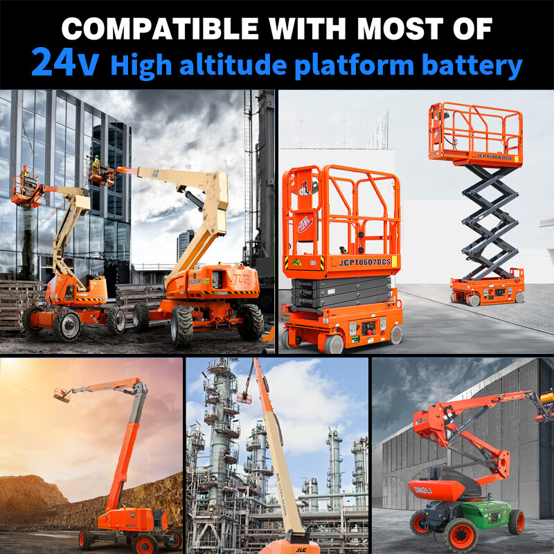 25.6V 105Ah Scissor Lift LiFePO4 Lithium Battery for Genie GS Skyjack ...