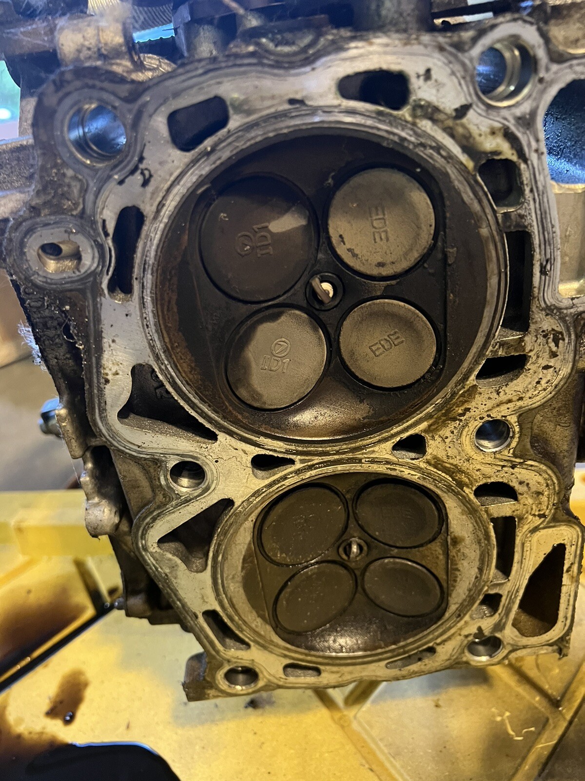 SUBARU 2.5L EJ255 EJ257 Cylinder Head D25 Right Head 2.5L DOHC Turbo ...