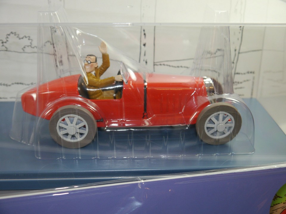 Tim & Struppi Tintin Bugatti by Bobby Smiles Car 29941 Moulinsart 1/24 ...