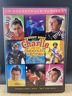 Charlie And The Chocolate Factory CD Soundtrack Sampler, MULT DVD'S ...
