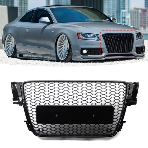 FOR 08-12 AUDI A5/S5 B8 8T HONEYCOMB SPORT MESH RS5 STYLE HEX GRILLE ...