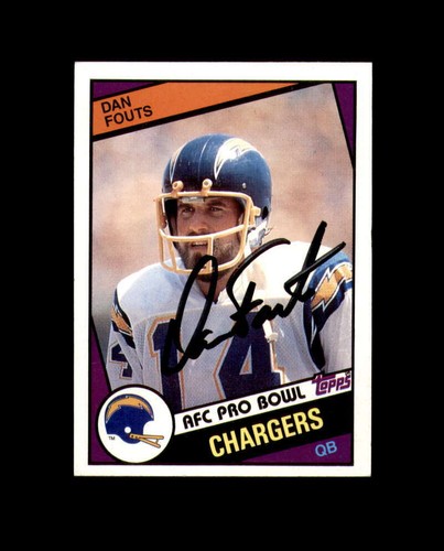 Dan Fouts Hand Signed 1984 Topps San Diego Chargers Autograph | eBay