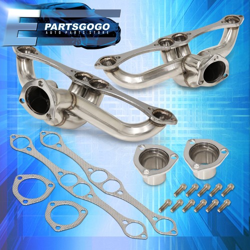 For 55-91 Chevy Small Block 350 305 327 SBC Stainless Exhaust Hugger ...