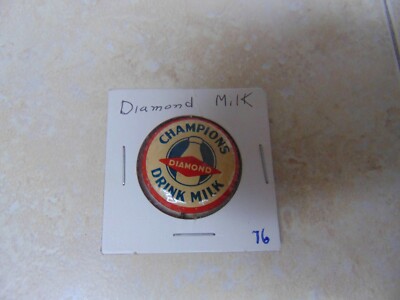 GENUINE OBSOLETE COIN TOKEN MEDAL VERY OLD DIAMOND MILK CHAMPIONS DRINK ...