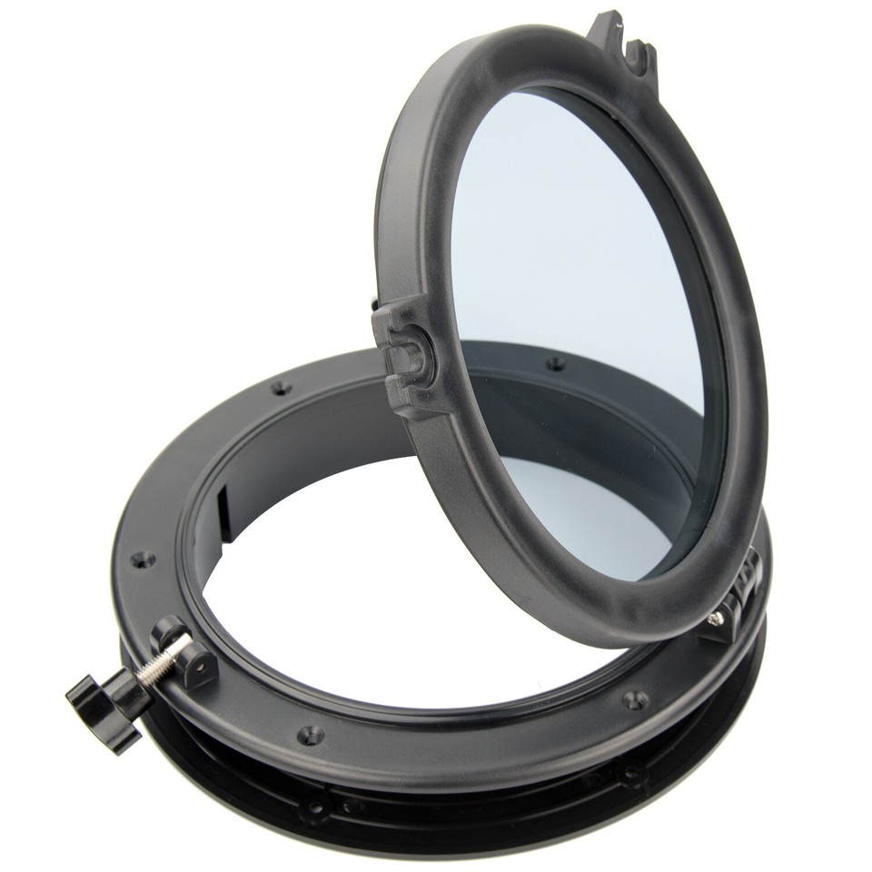 10 inch SEAFLO Boat Porthole Marine Round Hatches RV Windows Portlight ...