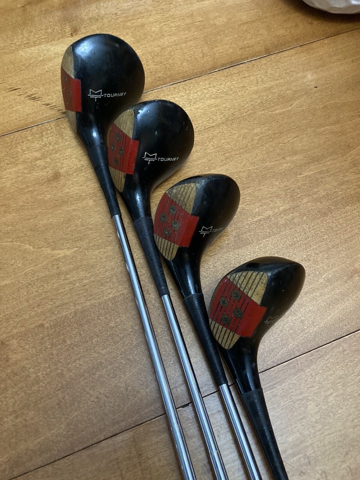 Original MacGregor VIP CUSTOM Persimmon DRIVER 2 3 4 Wood Set Tourney ...