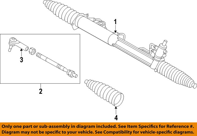Volkswagen of America 7P5422063N - Rack and Pinion Assembly for sale ...