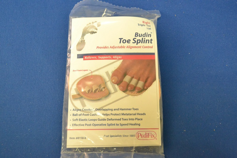 PediFix Budin Splint Triple / Three Hammer Toe Corrector Straightener ...