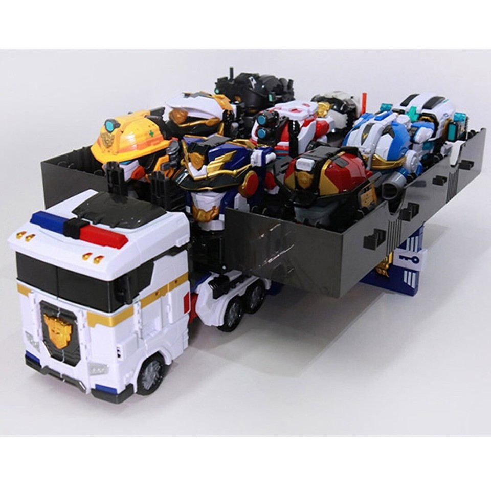 MINIFORCE Super Cops Power Police Ranger TRANS HEAD Transformer Robot ...