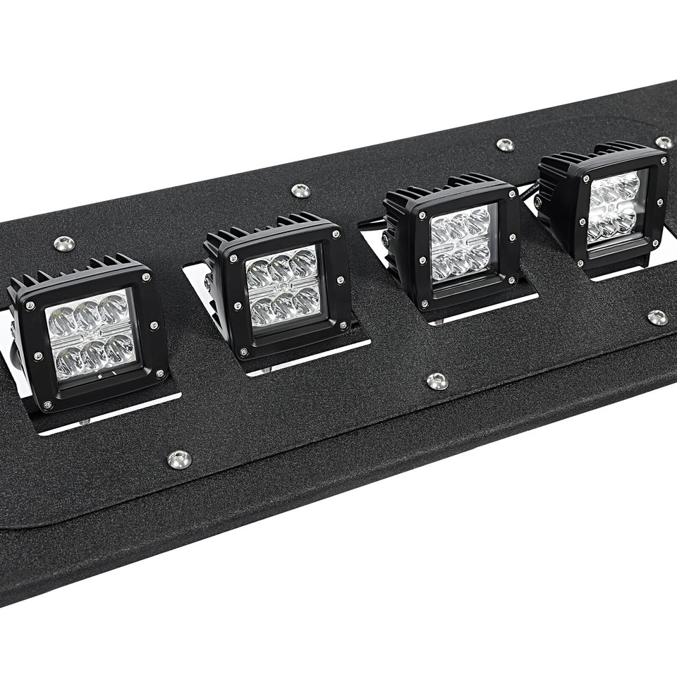 2007-2018 Jeep Wrangler JK Steel Armor Windshield Frame Cover Visor ...