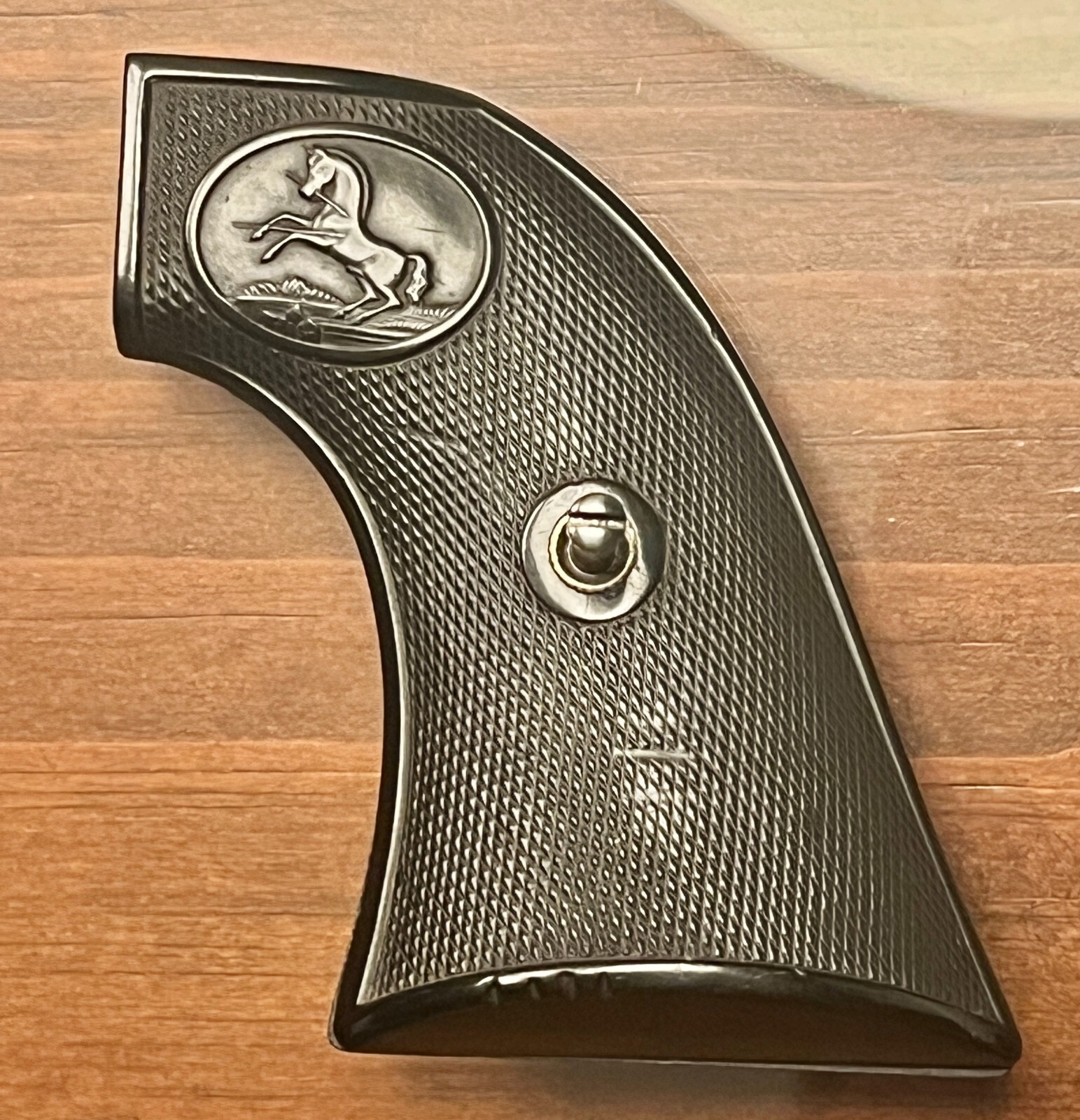Original Colt Bakelite Single Action Revolver Grips Rampant Horse | eBay
