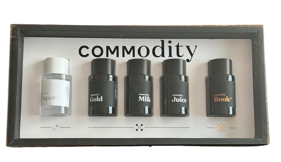 Commodity Scent Space Mini Fragrance Coffret Set Paper Gold Milk Juice ...