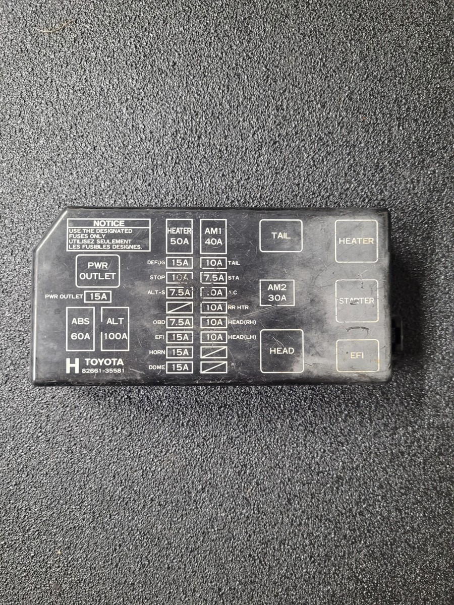 2004 Toyota 4runner Fuse Diagram 2018 Toyota 4Runner Fuse Box Diagram
