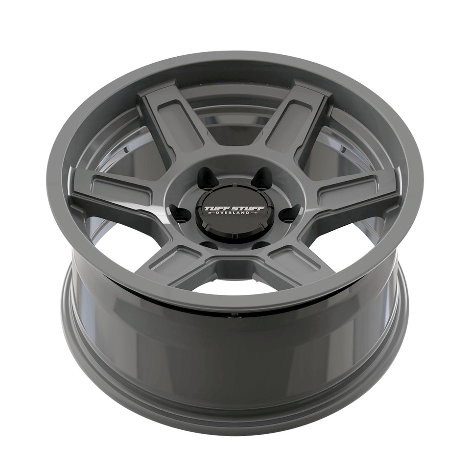Tuff Stuff Wheels TS01 Ascent 17x8.5 +0 Gloss Grey 6x120 (QTY 1) TS01 ...