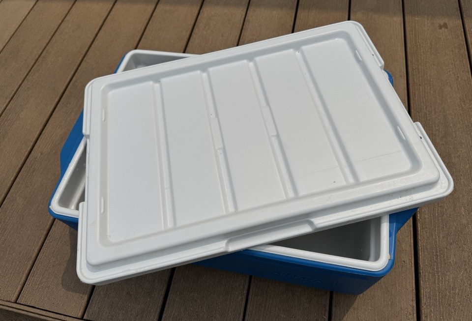 Vintage Coleman 6225 Party Stacker 24-Can Blue Stackable Cooler | eBay