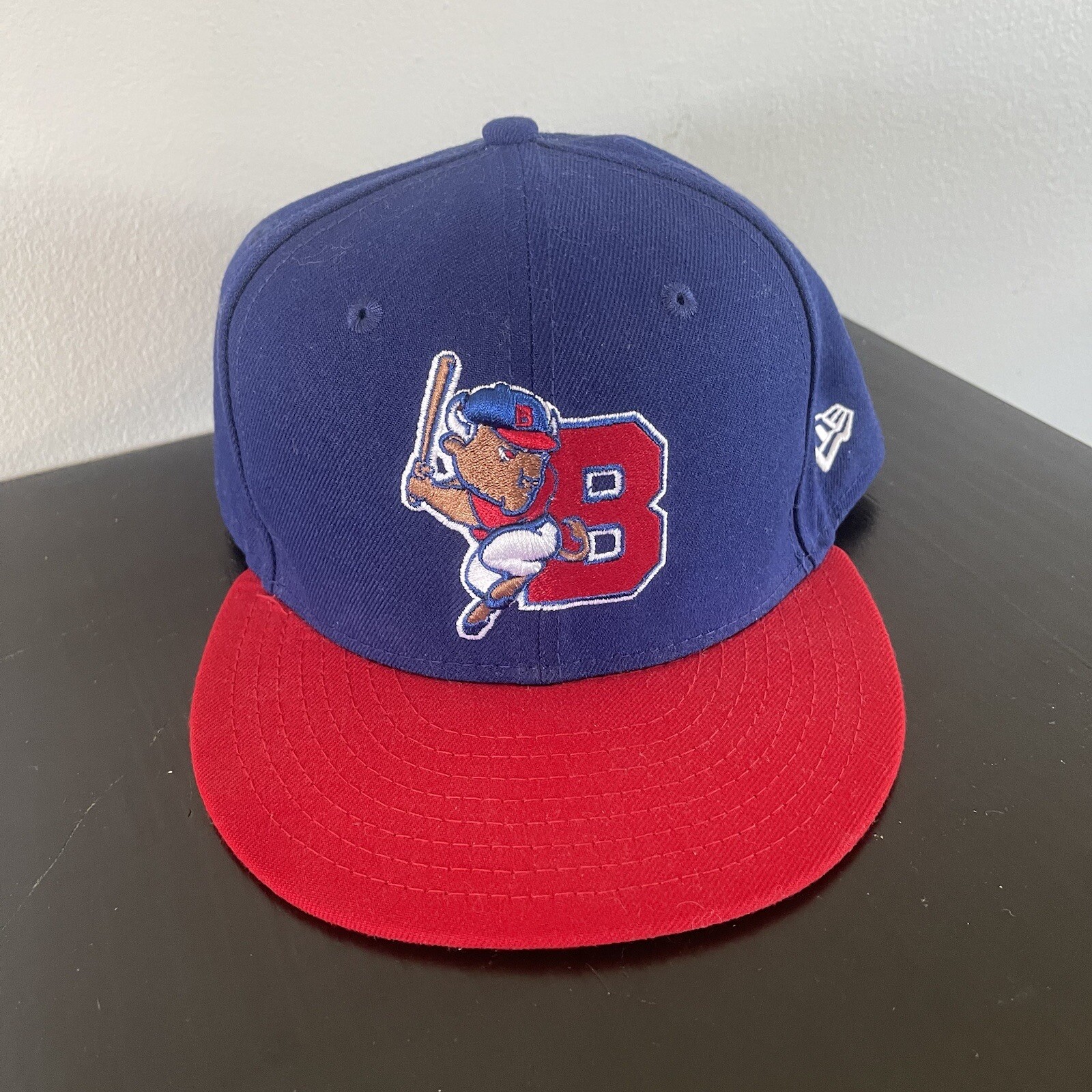Buffalo Bisons Hat Cap Mens 7 3/8 Fitted Blue Red MiLB Baseball | eBay