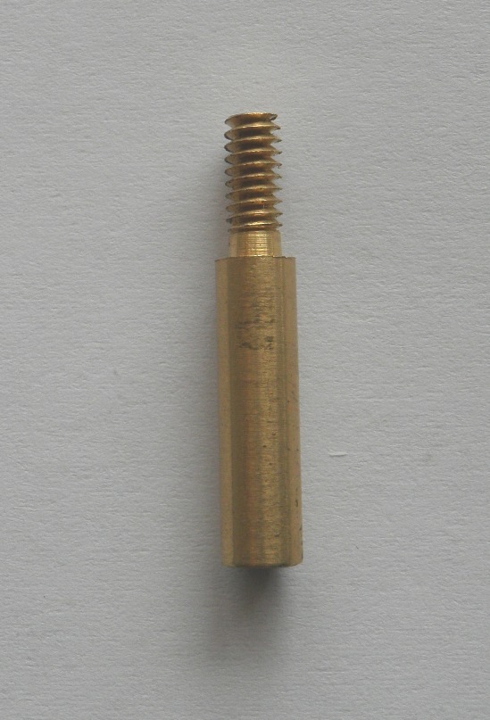 Brass Gun Cleaning Rod Thread Adaptor - 5/40, 7/32, 8/32, 8/36, 10/32 ...