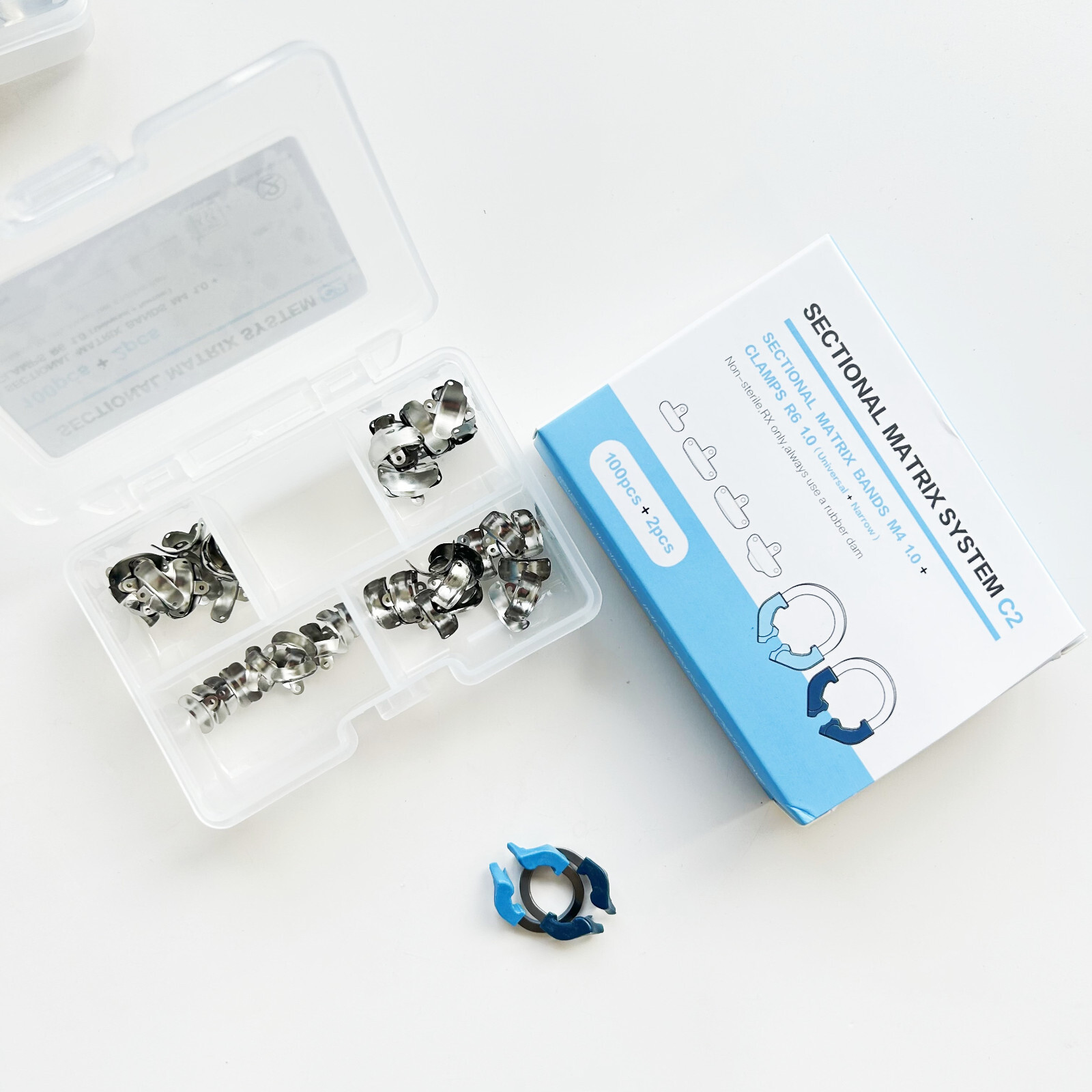 New Palodent Plus Style Dental Sectional Matrix Narrow Ring Titanium ...