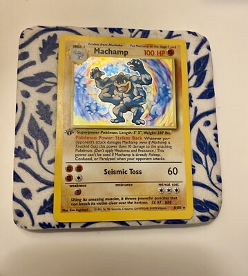 Machamp 100 Hp Seismic Toss 60 Stage 1 ULTRA RARE Pokemon Card | eBay