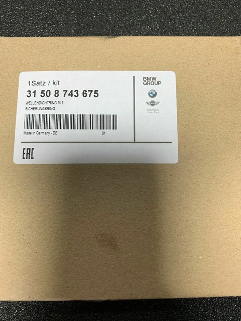 Genuine BMW OEM Front Differential Axle Shaft Seal 31508743675 for sale ...