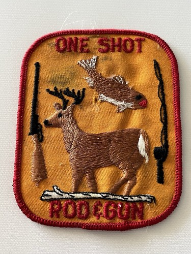 VINTAGE "ONE SHOT ROD & GUN" PATCH | eBay