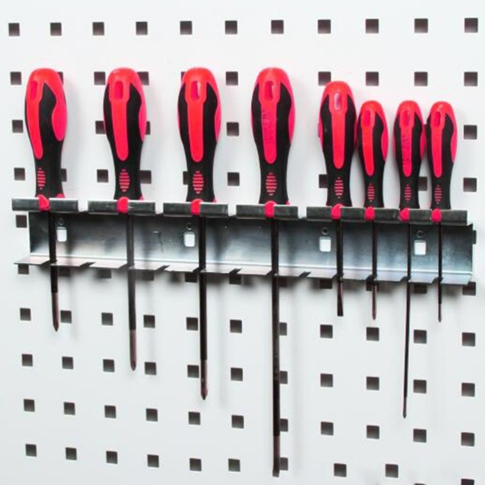 Steel Pegboard Screwdriver Organizer Pliers Holders Storage Rack for ...