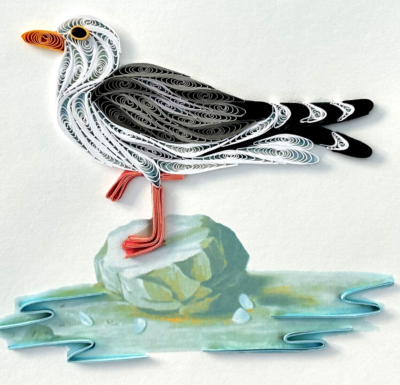 Quilled Birds For Greeting Card Paper Quilling Quilling Combing