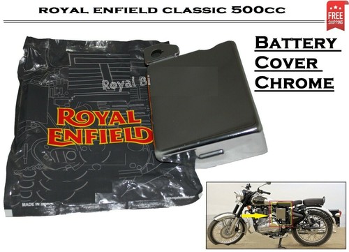 Genuine Royal Enfield Classic 500cc - "Battery Cover Chrome" | eBay ...