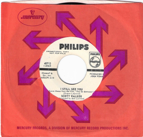 SCOTT WALKER ~ 1971 Philips PROMO 45 ~ I STILL SEE YOU / MY WAY HOME | eBay