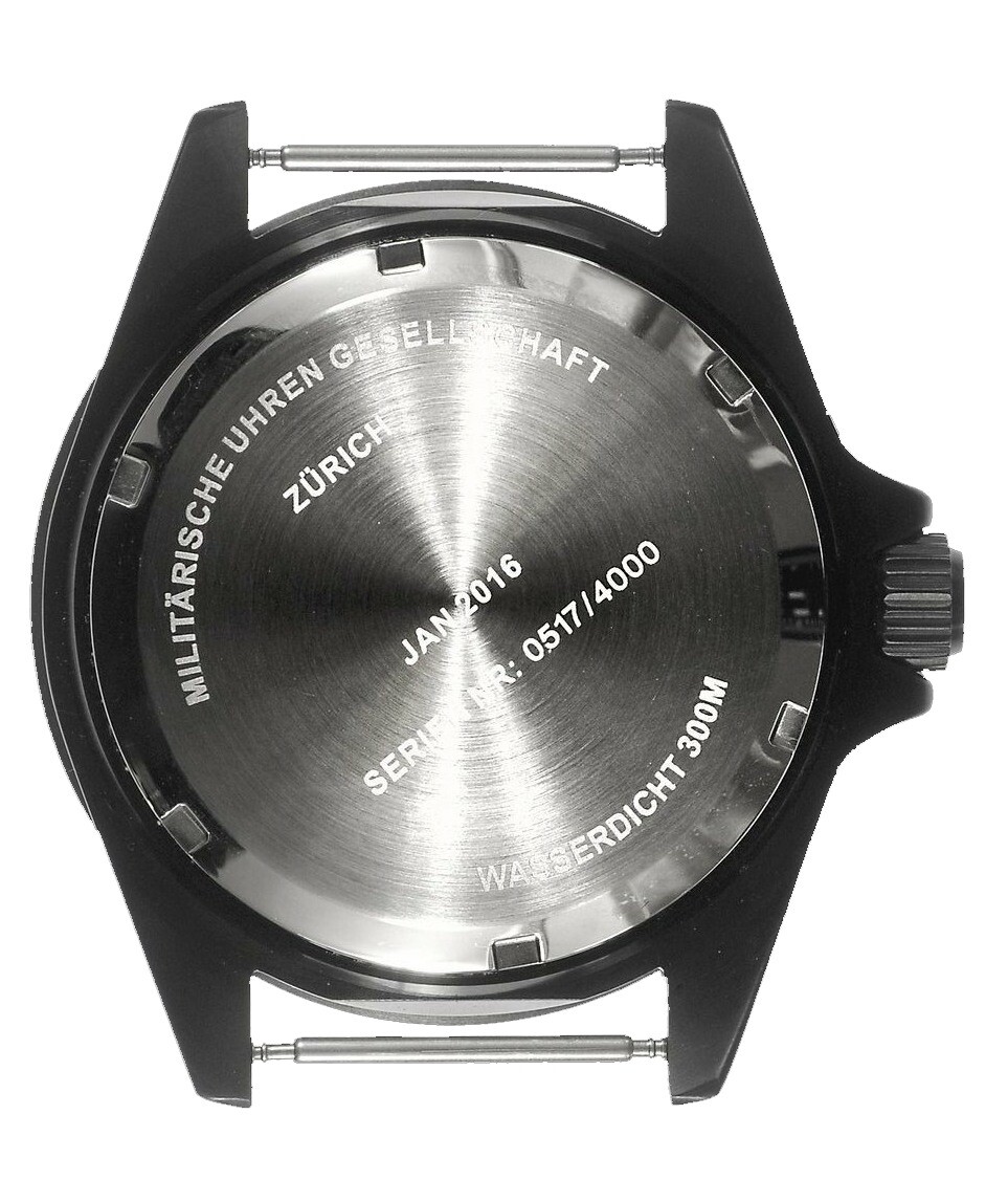 MWC GMT 300m | PVD Quartz Military Watch | Screw Down Crown & Case Back ...