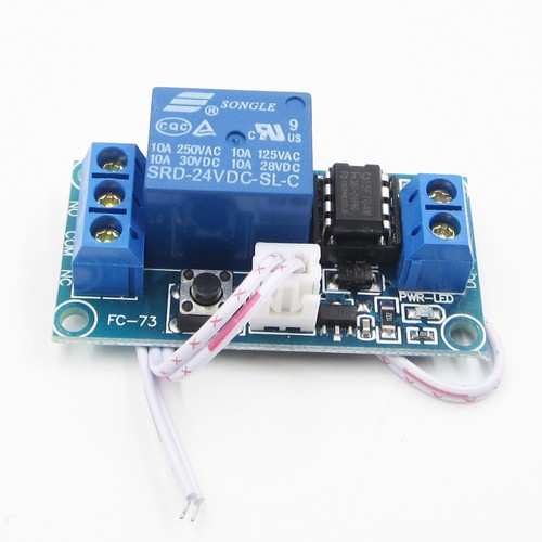 1 Channel 24V Latching Relay Module Board with Touch Bistable Switch | eBay