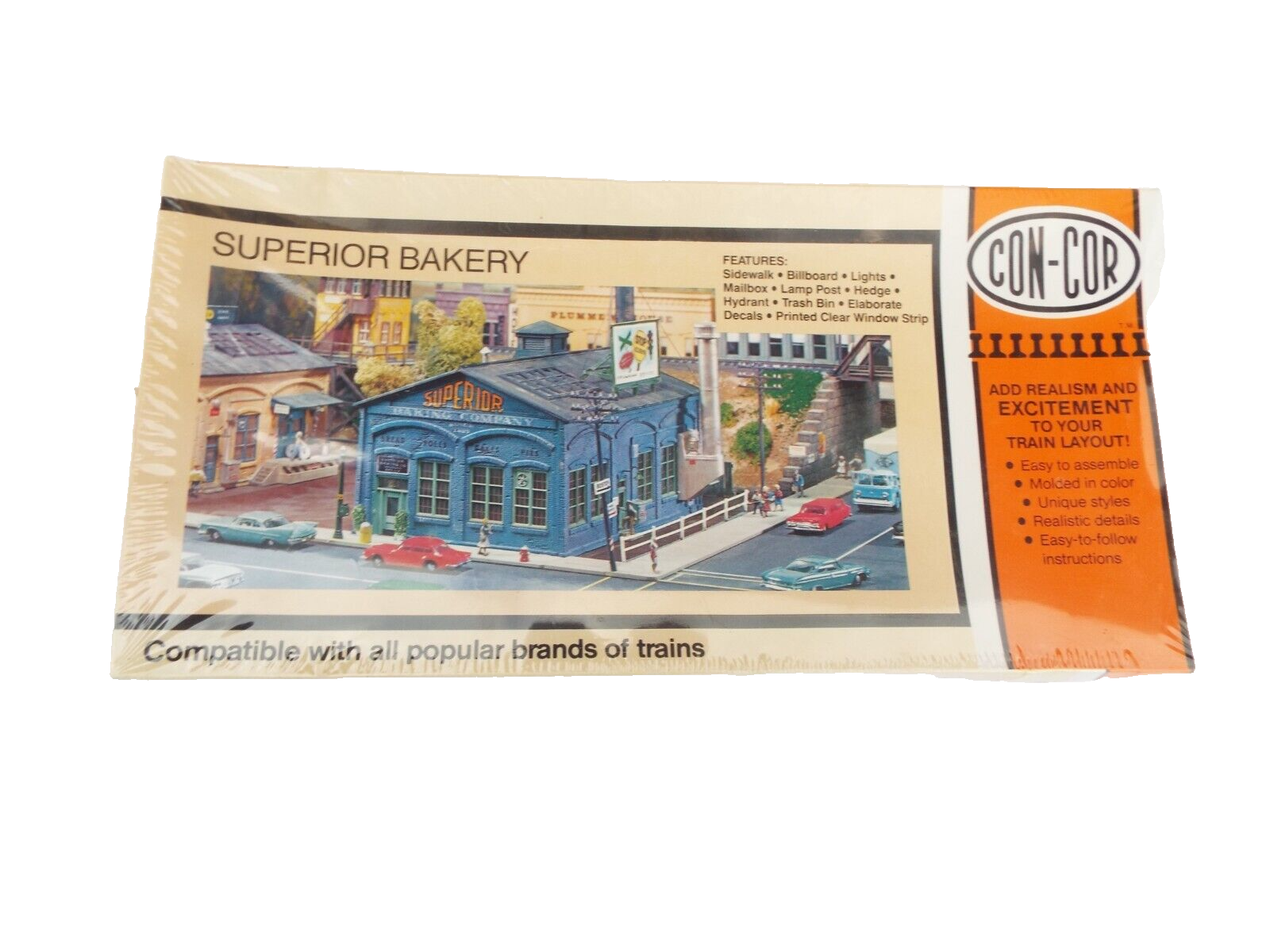 NIB Vintage Con-Cor Superior Bakery Building Kit HO Scale | eBay