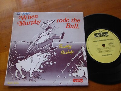 BUDDY BISHOP WHEN MURPHY RODE THE BULL, LUCKY 45 rpm 7" EP 4 TRACK ...
