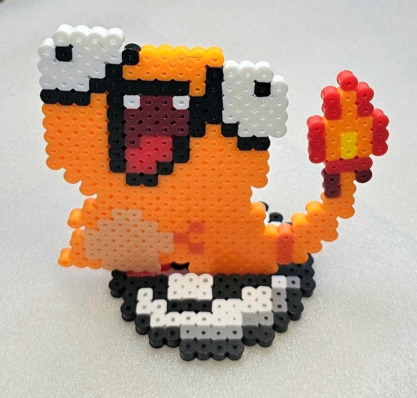 Easy Minecraft Pixel Art Pokemon Pokemon Charmander Easy Cross Stitch