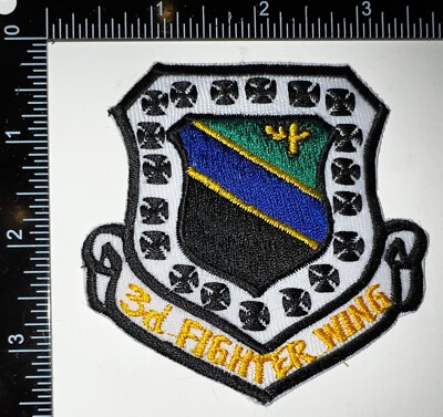 USAF US Air Force 3rd Fighter Wing THEATER MADE Patch | eBay