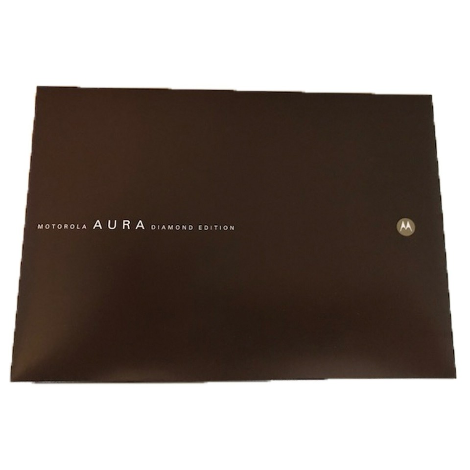 New Motorola Aura R1 Diamond Edition + 18k Gold Body 2GB Factory ...