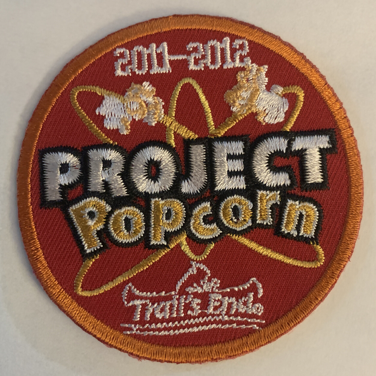 2011-2012 PROJECT POPCORN Trail's End Patch - Boy Scouts of America BSA ...
