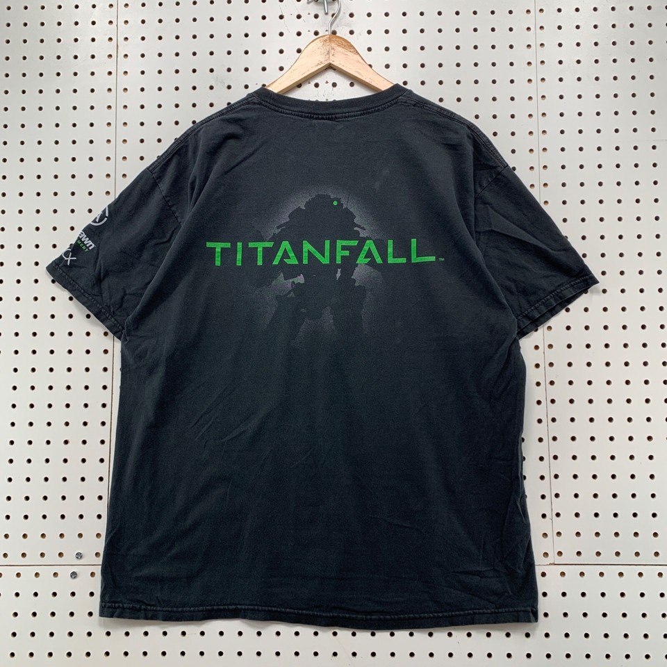 Vintage Titan Fall Shirt Mens XL Black XBOX Video Game EA Sports | eBay