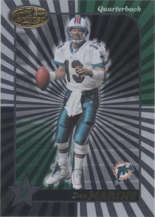 Las mejores ofertas en 2000 Leaf Certified Dan Marino #127 | eBay