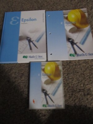 Math U See Steven Demme EPSILON Teacher Instruction Manual Tests DVD ...