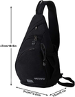 Waterfly Sling Backpack, Chest Bag Shoulder Crossbody Bag Triangle ...