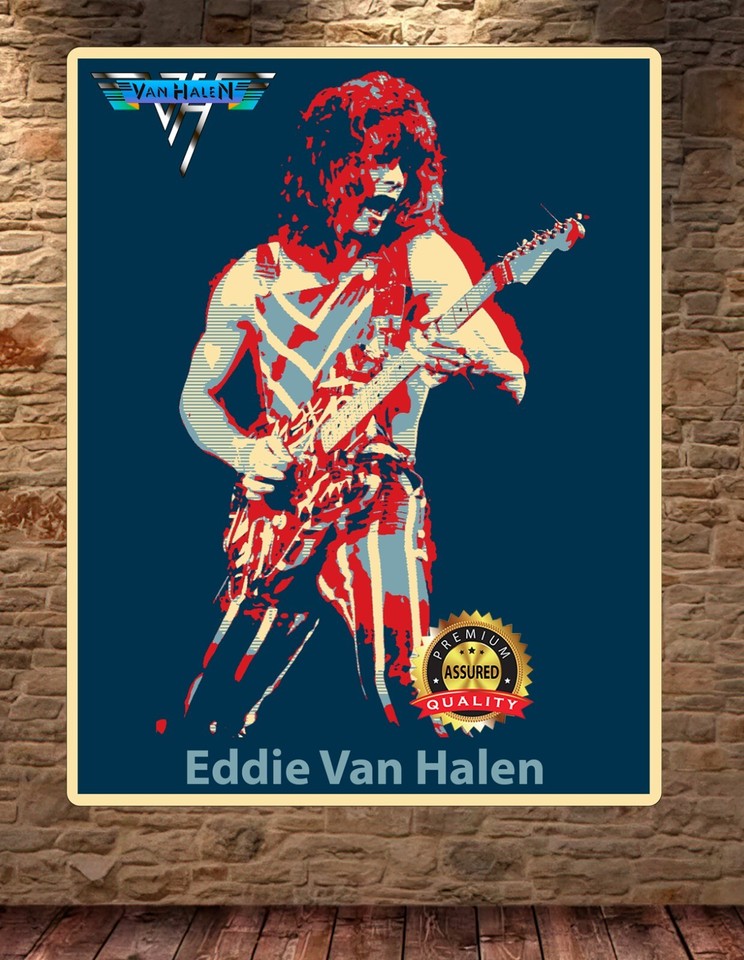 Eddie Van Halen - Van Halen - Metal Sign 11 x 14 | eBay