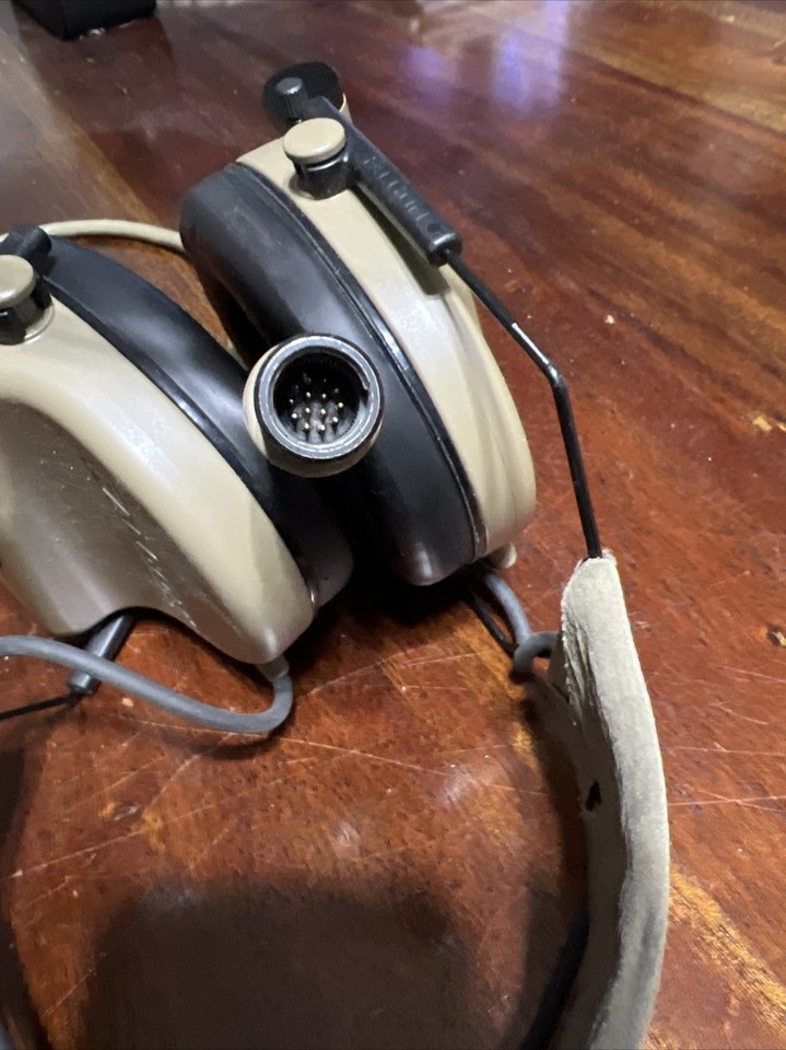 FALCOM MILITARY RADIO TACTICAL HEADSET USMC ARMY COMMS USED | eBay