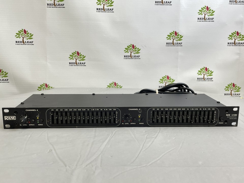 Rane ME15B - 2-Channel Graphic Equalizer EQ Rackmount Tested & Works | eBay