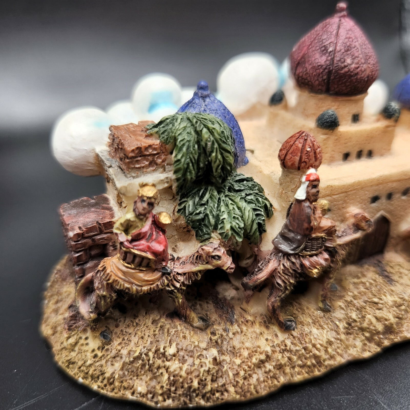 Nativity Wise Men Magi Miniature 3 Kings Bethlehem City Background ...