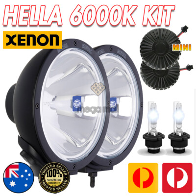 55W 12V HID 6000K CONVERSION KIT FOR HELLA RALLYE 4000 SPOT DRIVING ...
