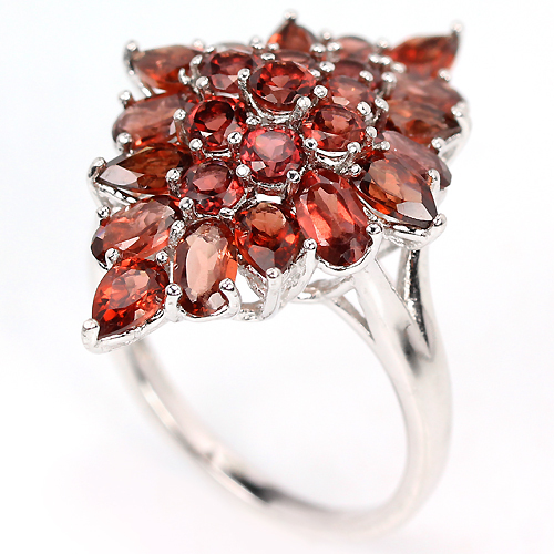 Sublime Bague en Grenat _Argent 925_sterling garnet ring T57 | eBay