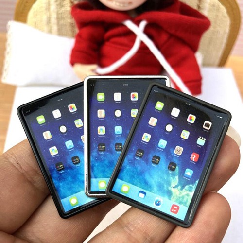 1:12 Dollhouse Miniature Tablet Mini Laptop Computer Model Doll House ...