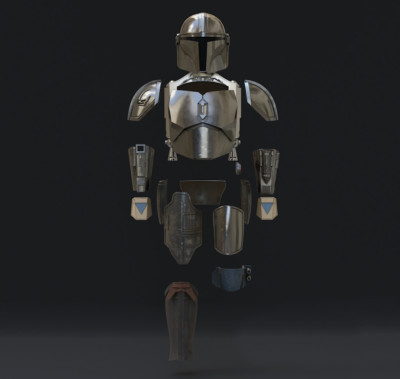 Star Wars Din Djarin Inspired Full Armour - 3D Printed Raw Mandalorian ...