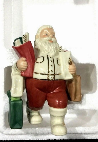 Lenox Santa's Pastimes -Shopper- Figurine new w/ box 4 3/4'' | eBay